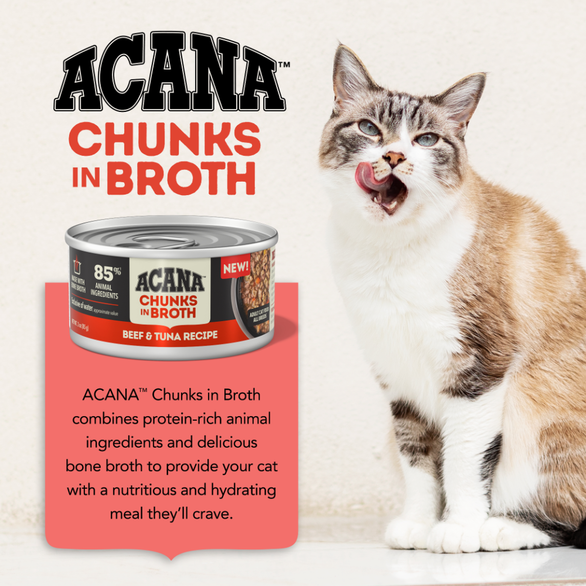 Wet Cat Food - Beef & Tuna Chunks | ACANA™ USA
