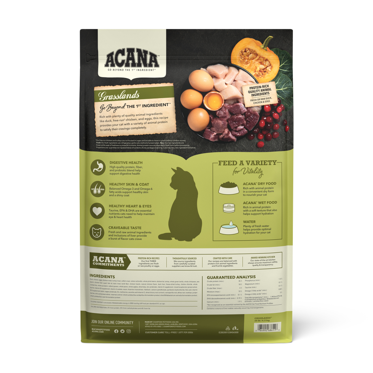 ACANA™ Highest Protein Grasslands Cat Food | ACANA USA