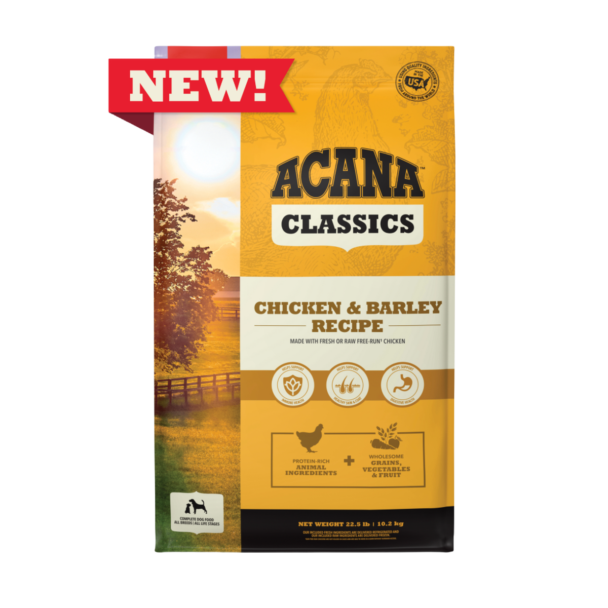 Chicken & Barley Dry Dog Food Recipe| | ACANA™ USA